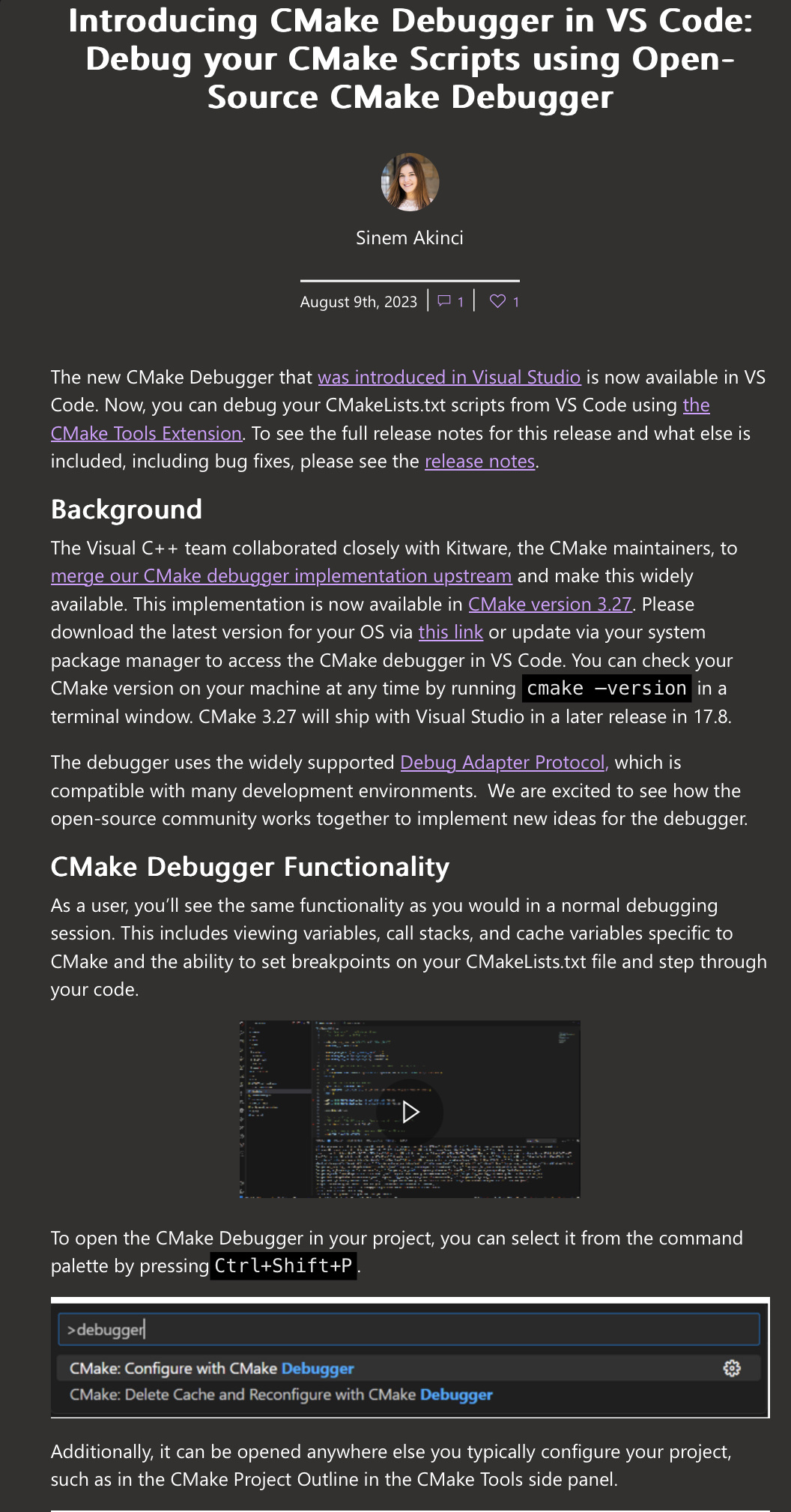 微软为 VS Code 引入 Visual Studio 的 CMake 调试器|微软|it之家|开发者_新浪新闻
