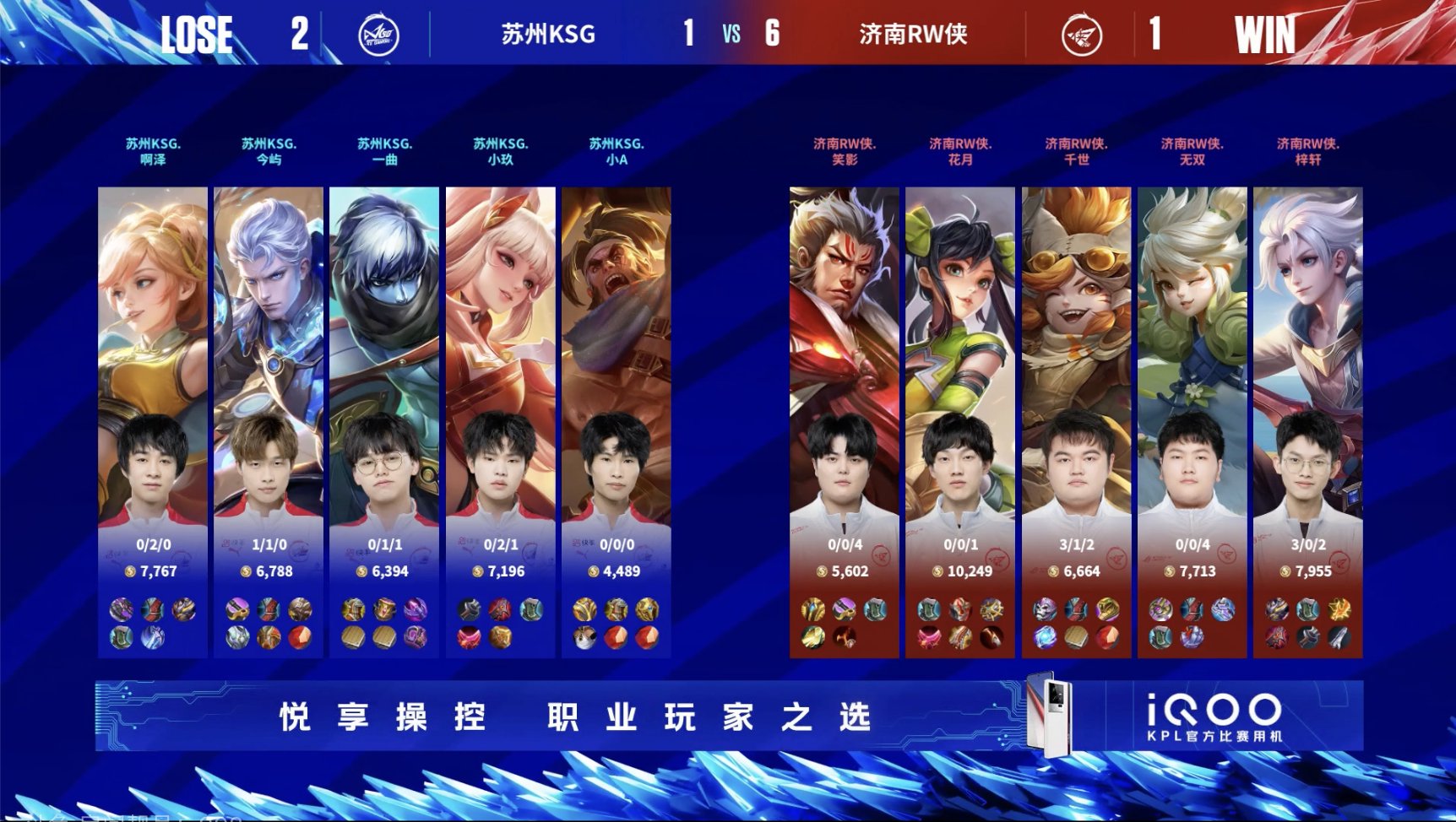 2023KPL夏季赛 常规赛 苏州KSG 2:1 济南RW侠|夏季赛|RW侠|KSG_新浪新闻