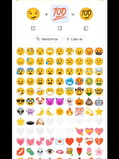 Google Emoji Kitchen看起来挺好玩的↓ 随意组合两个Emoji……_新浪新闻