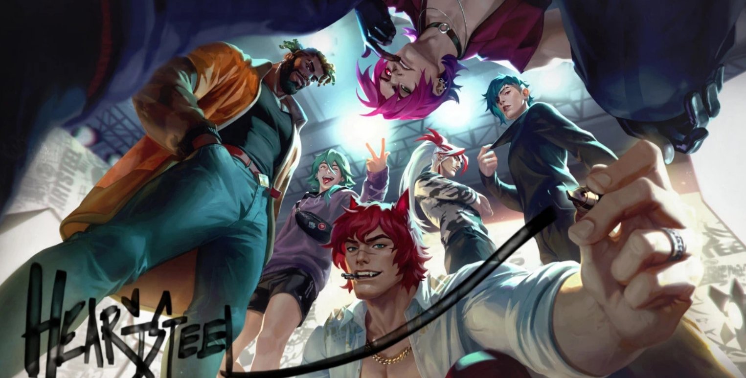 拳头公布全新男团虚拟乐队HEARTSTEEL：EZ、凯隐领衔|凯隐|英雄联盟_新浪新闻