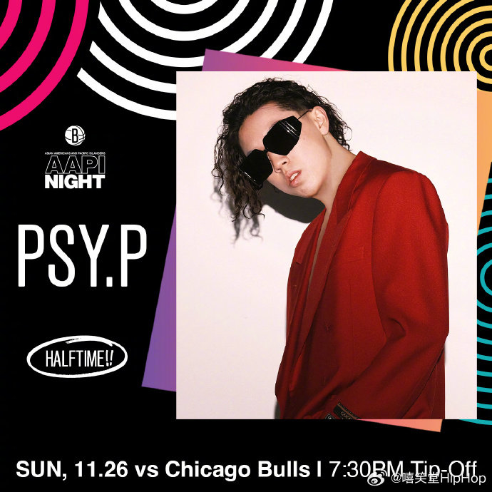 排面！PSY.P受邀出席NBA篮网队中场秀！|NBA|篮网_新浪新闻