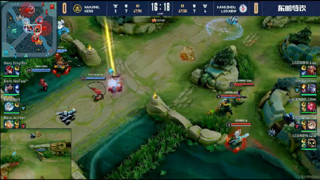 杭州LGD.NBW 0:1 南京Hero久竞|杭州LGD|Hero久竞|后羿_新浪新闻