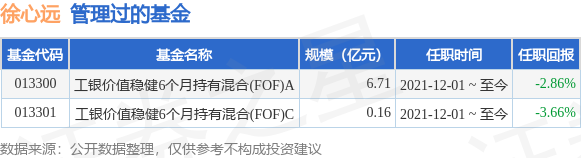 工银养老2055五年持有混合发起(FOF)A基金经理变动：增聘徐心远为基金经理|FOF|基金经理|工银瑞信_新浪新闻