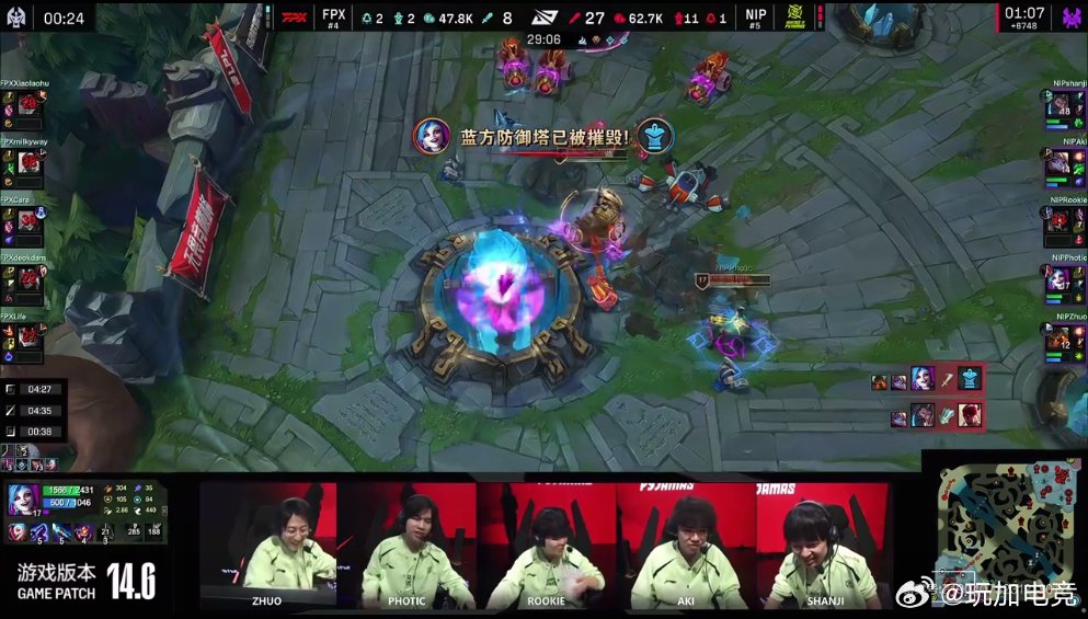 LPL季后赛 FPX 1-3 NIP|fpx|LPL季后赛_新浪新闻