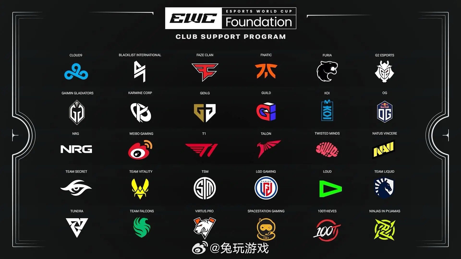 电竞世界杯官宣首批电竞基金会30支俱乐部：WBG/LGD/NIP在列|电竞|俱乐部|世界杯_新浪新闻