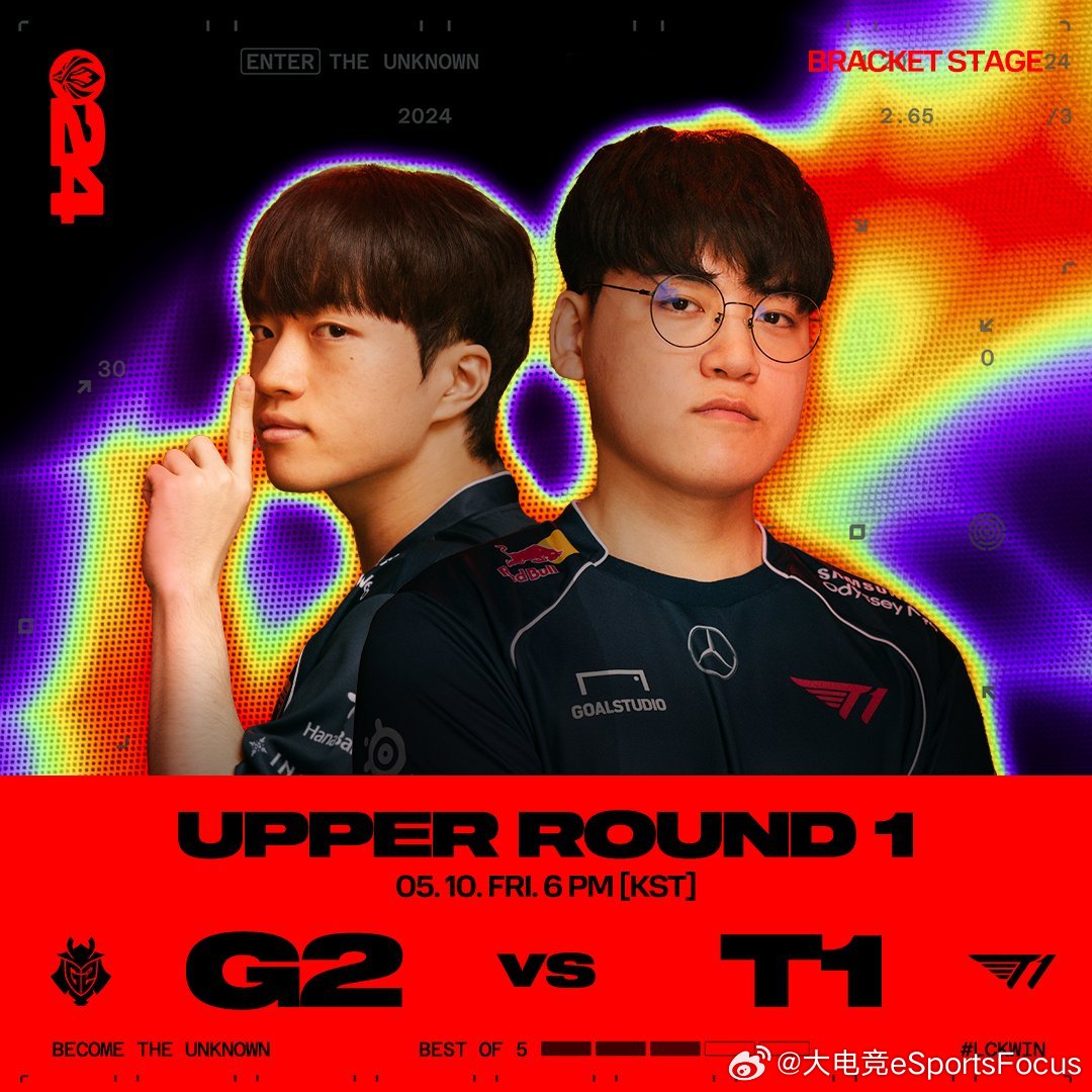 LCK发布赛前海报：17:00 G2 vs T1|g2|T1_新浪新闻
