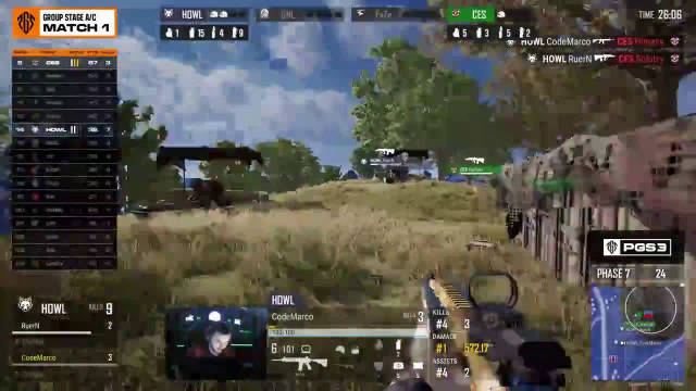 HOWL 吃鸡 - pgs3全球系列赛 小组赛D3R1|绝地求生|D3R1|小组赛_新浪新闻