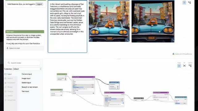 这个Visual Blocks for ML可以关注一下↓有点像ComfyUI跑在浏览器里面|浏览器|Google_新浪新闻