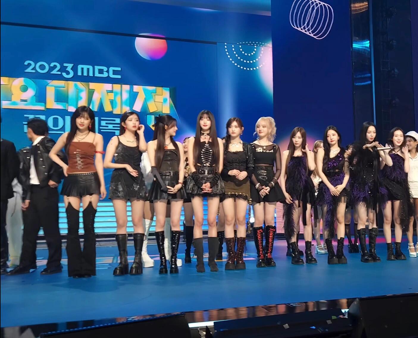 aespa和ive同框对比也太惨烈了…|aespa_新浪新闻