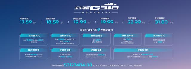 17.59万起，深蓝G318硬核登陆，全场景舒适穿越好搭子-新浪汽车