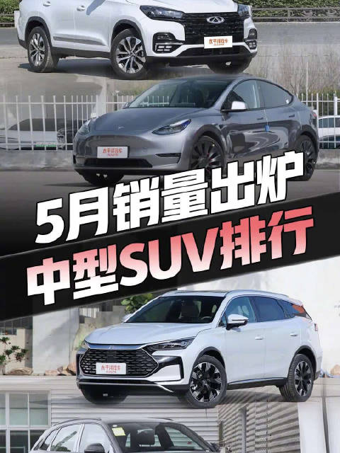5月中型SUV销量，ModelY稳坐冠军，问界M5仅排第十七？_新浪新闻