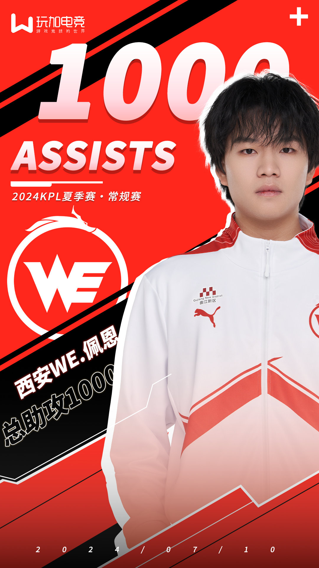 @西安WE_佩恩 (文帅)达成KPL赛场1000助攻里程碑|文帅|佩恩|赛场_新浪新闻