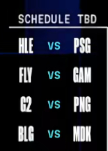 一号池和四号池的对位确定了 LPL战队BLG的对手是MDK HLE vs PSG FLY vs GAM|blg|lpl|g2_新浪新闻