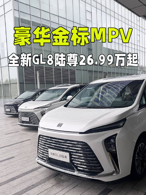 豪华金标MPV，全新GL8陆尊 25项焕新，先享价26.99万起|新车解析|20-25万新车|MPV_新浪新闻