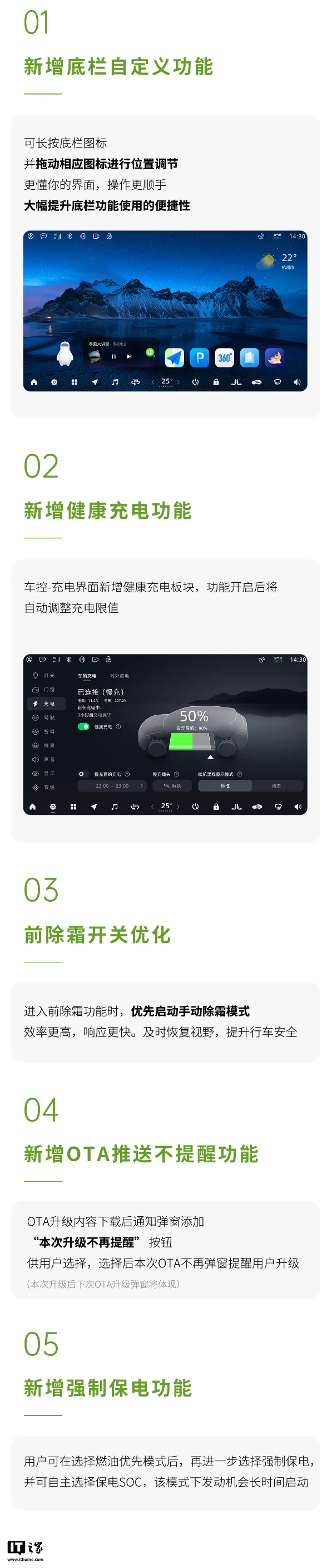 零跑 C11 / C01 车型十一月 OTA 陆续开启推送：新增底栏自定义等|升级|充电|图标_新浪新闻