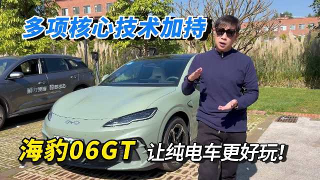 多项核心技术加持 海豹06GT 让纯电车更好玩_新浪新闻
