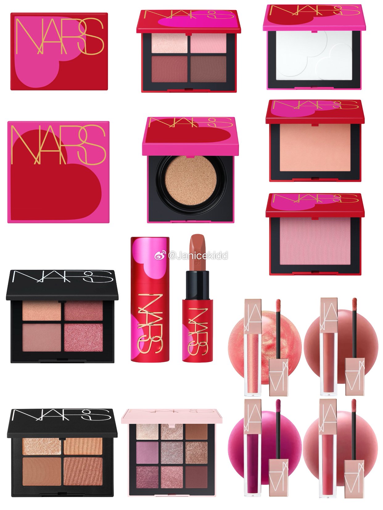 NARS 2025春季&情人节 情人节限定THE AMOUR COLLECTION系列…|纳斯|眼影|美沫艾莫尔|眼睑|覆盆子籽油_新浪新闻