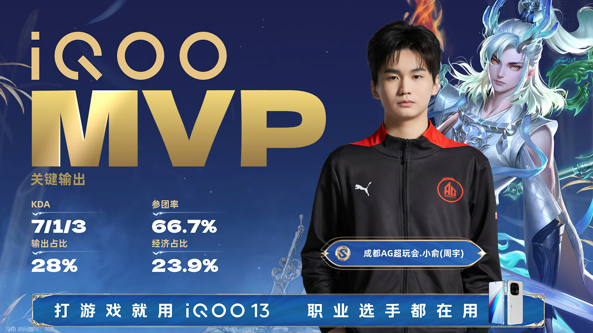 MVP给到小俞的敖隐！|MVP|AG|王者荣耀_新浪新闻