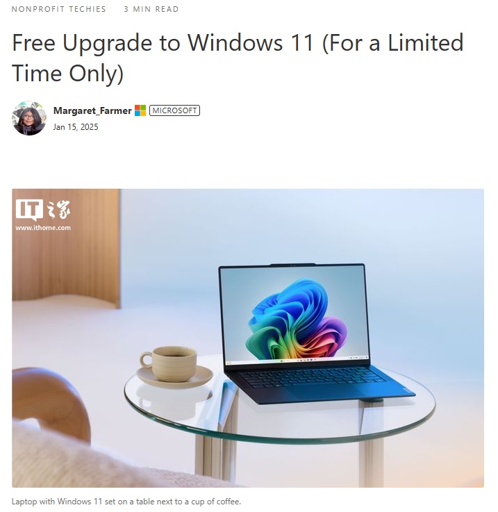 微软再次强调Win10将于10月14日停止支持，敦促用户免费升级Win11|微软|Win11|it之家_新浪新闻