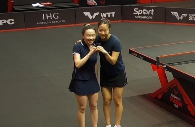 WTT新加坡大满贯女单1/32决赛：田志希0-3不敌申裕斌，国际赛场正式退役_新浪新闻