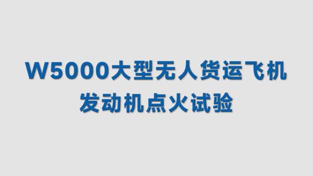 白鲸航线W5000大型无人货运飞机AEP100发动机成功点火|常州市_新浪新闻