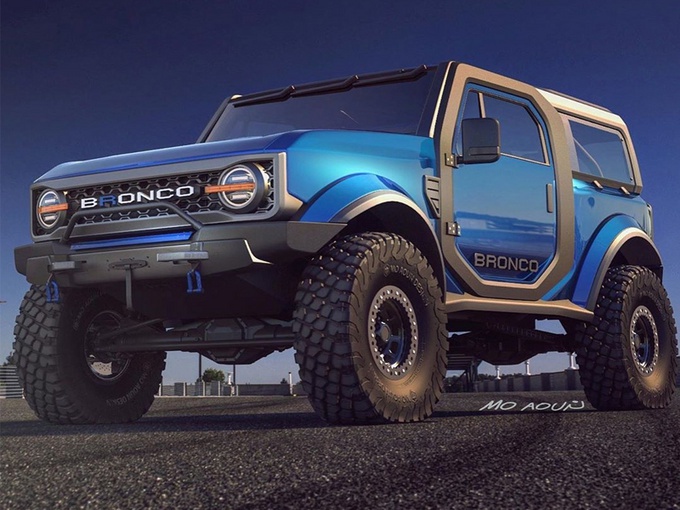 福特全新硬派SUV！搭2.3T，复古外观设计，敢与Jeep牧马人叫板？