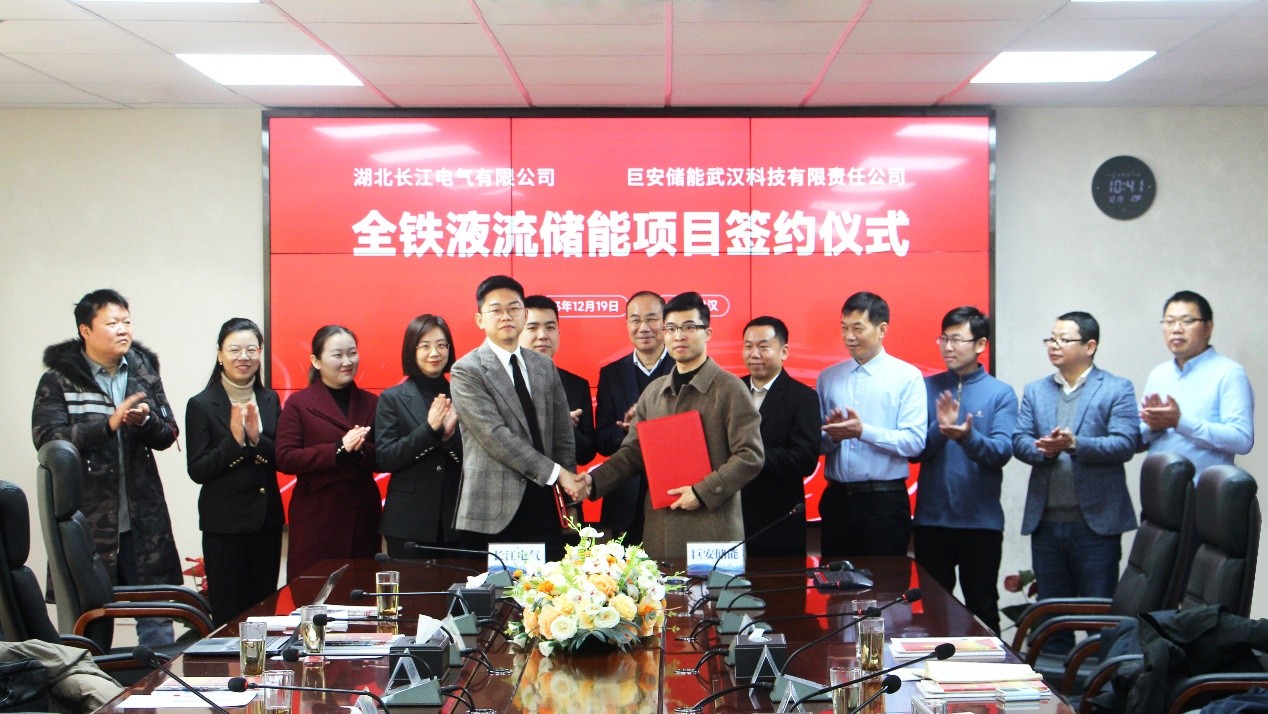 1MW/8MWh全铁液流储能项目签约暨开工仪式举行|长江|电气_新浪新闻