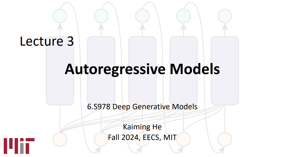教授何愷明在 MIT 的第二門課——《深度生成模型》，講座PPT陸續已出 - 新浪香港
