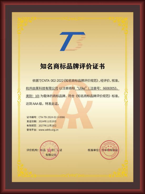 全球销量第1，Ulike获评“AAA级知名商标品牌”|专利_新浪新闻
