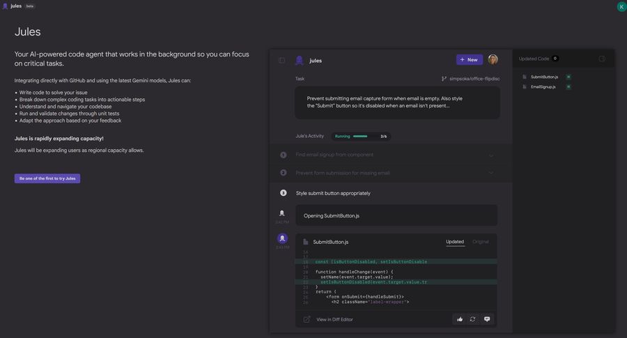Google AI 編程智能體 Jules 全球公測，挑戰 GitHub Copilot 和 OpenAI 的 Codex - 新浪香港
