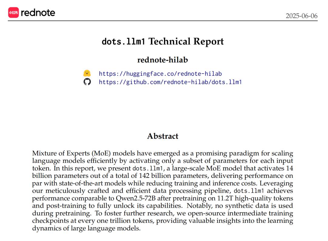 小紅書開源首個大模型，中文評測超越DeepSeek-V3 - 新浪香港