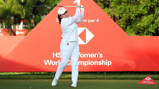 汇丰女子世锦赛朴仁妃64杆领先 林希妤T3冯珊珊T8_lpga赛_新浪竞技风暴_新浪网