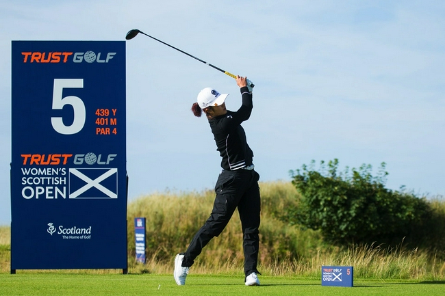 汤姆森领先苏格兰女子公开赛首轮 刘钰T15阎菁T35_lpga赛_新浪竞技风暴_新浪网