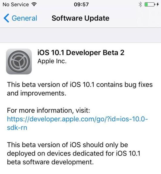 修复iPhone7动画Bug iOS 10.1Beta2发布|Bug|iOS_手机_新浪科技_新浪网