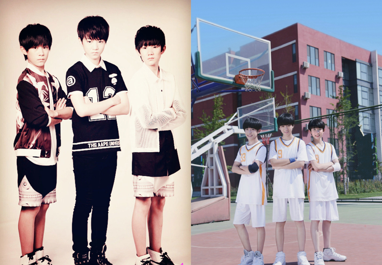 TFBOYS代言阿凡题广告POSE被赞新颖_新浪新闻