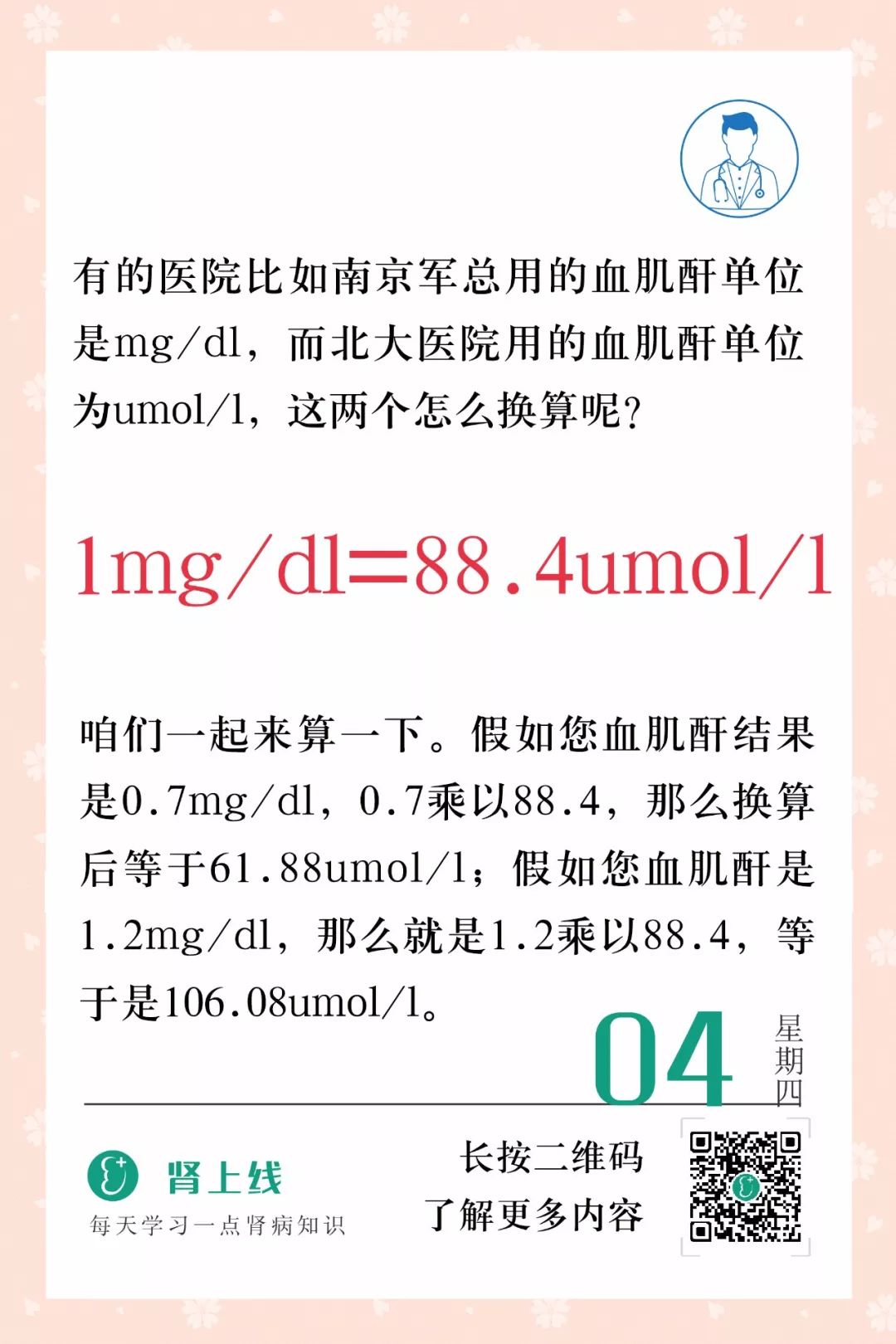  mg dl umol l 