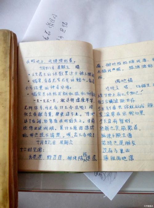 上世纪80年代的日记本,写满青春回忆,您还记得吗
