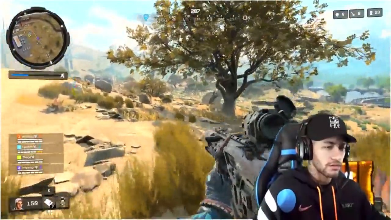 哥就是秀！内马尔金球之夜Twitch直播COD15_自媒体_新浪游戏_新浪网