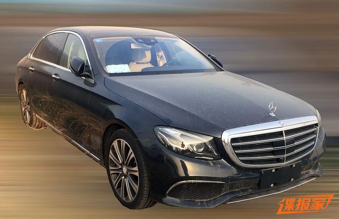 曝国产奔驰E300eL谍照 插电混动-手机新浪汽车