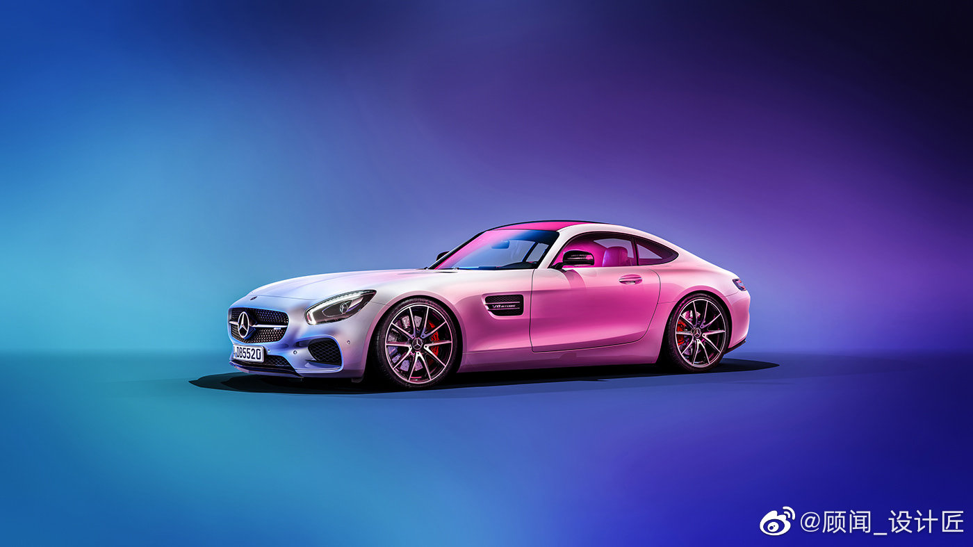 梅赛德斯c190 AMG GT-CGi渲染 奔驰C190 AMG GT以V射线渲染-新浪汽车