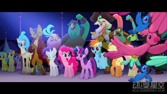 《彩虹小马》大电影首曝正式预告 魔性小马集体亮相