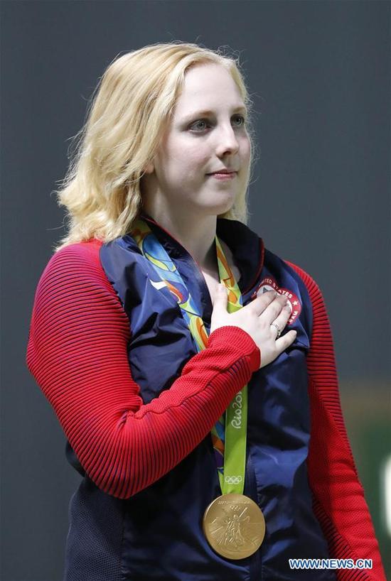 Classify and place American shooter Virginia Thrasher
