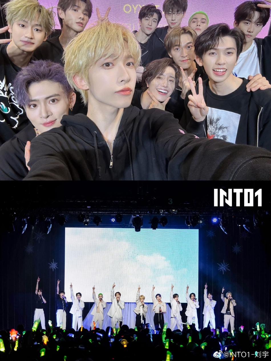 組圖：INTO1全員曬照告別日本見面會 與粉絲舞台合照青春帥氣 - 新浪香港