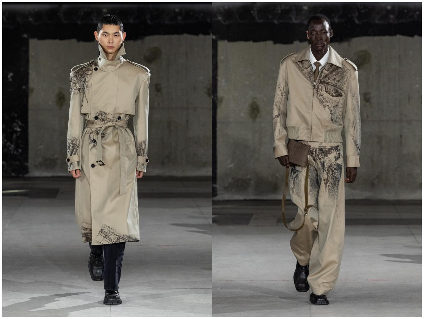 收放如茶 形色亦然 Feng Chen Wang 2024秋冬系列_新浪时尚_新浪网