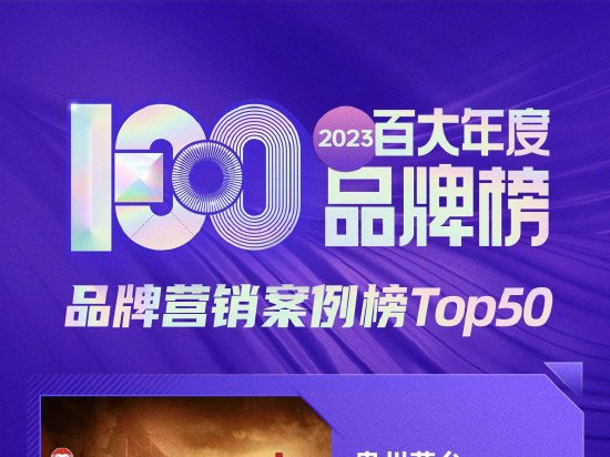 一图了解2023百大年度品牌榜-品牌营销案例榜TOP50_新浪财经_新浪网