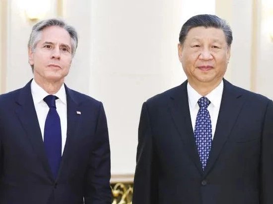 习近平会见布林肯：中美应该彼此成就，而不是互相伤害_新浪财经_新浪网