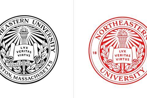 波士顿northeastern大学新logo，这波改动打几分？|波士顿|大学|新logo_新浪新闻