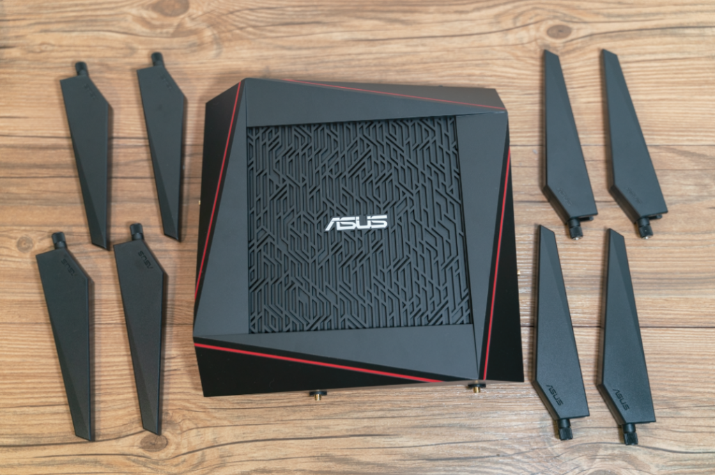 八根天线的电竞路由器，华硕RT-AC5300八爪鱼图赏__财经头条