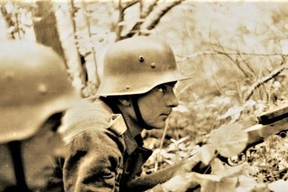 二战德军老照片：与希姆莱亲切握手，希特勒视察东线战场。|士兵|希特勒|希姆莱_新浪新闻