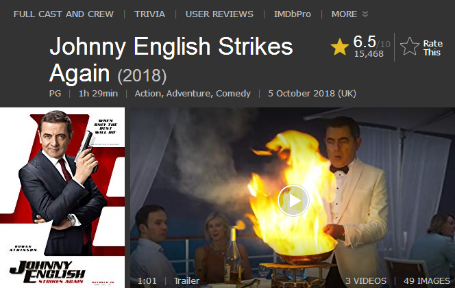 憨豆老了，《憨豆特工3》的“憨豆梗”已无新意，4天票房仅8000万